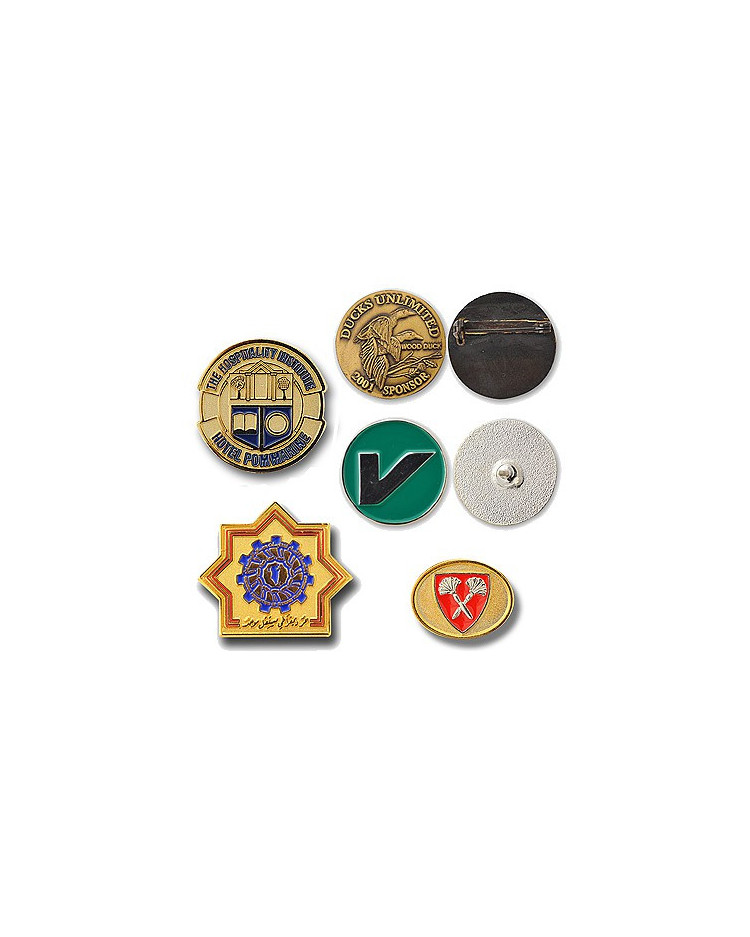 Pins med logo præg og tryk, Pins, Slipsenåle & Manchetknapper, Pin ...