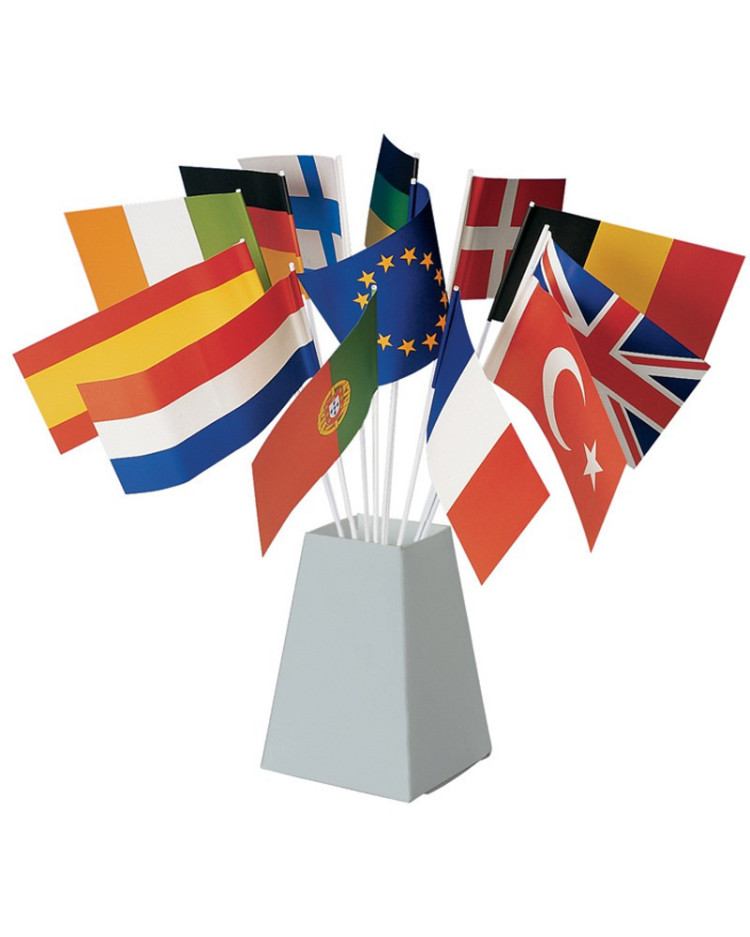 Små flag med eget tryk → Køb papirflag med tryk her